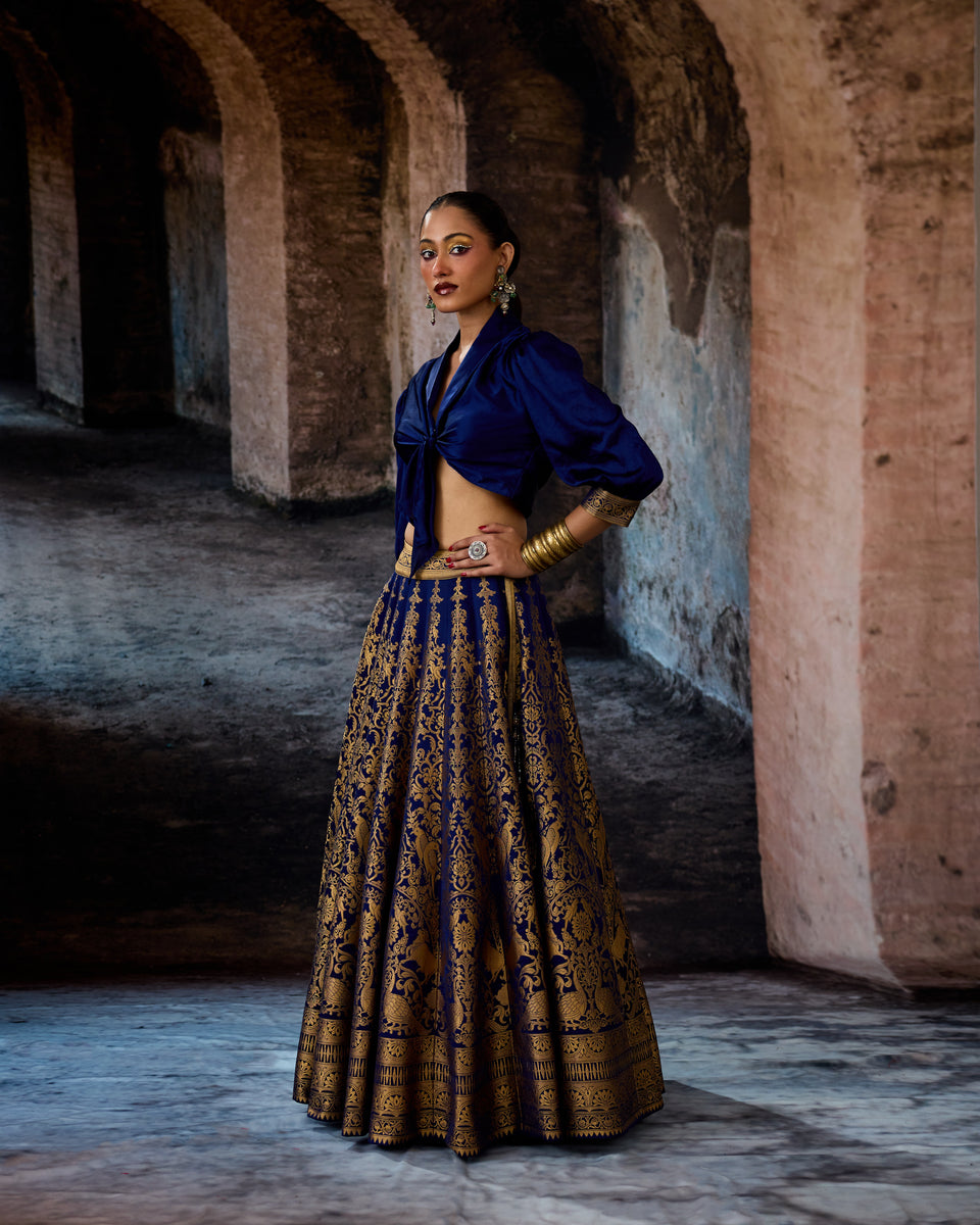 Bethari : Rubali/Leela - Navy – Rajdeep Ranawat