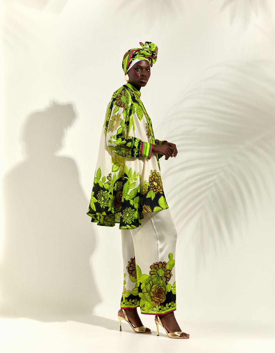 Jamaica : Nilofer - Ivory/Lime – Rajdeep Ranawat