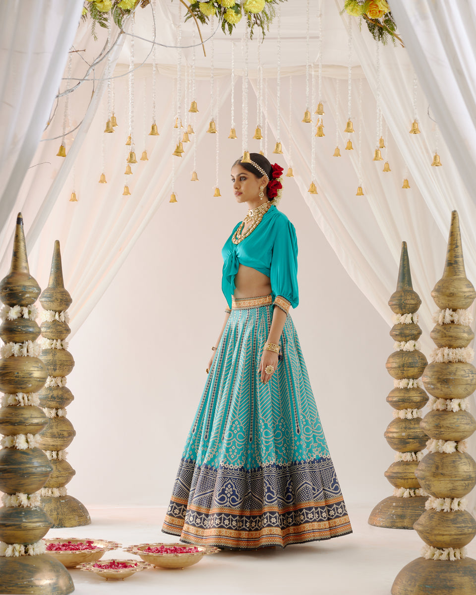 Vrindavan : Rubali Leela - Turquoise – Rajdeep Ranawat